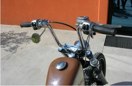 MANUBRIO APEHANGER MINI STRETTO HARLEY DAVIDSON dyna street fat bob ...