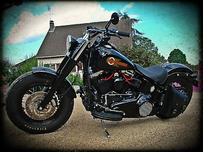 PARAFANGO ANTERIORE FENDER HARLEY DAVIDSON SOFTAIL HERITAGE FAT BOY ...
